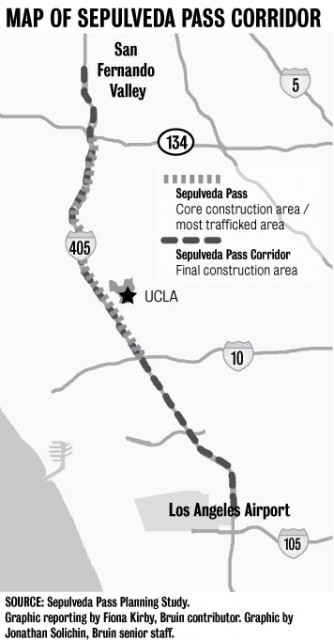 Metro maps decongestion plan for Sepulveda Pass - Daily Bruin
