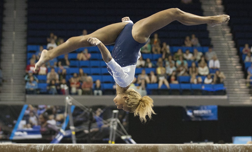 Gymnastics unexpectedly falls short in several individual events at ...