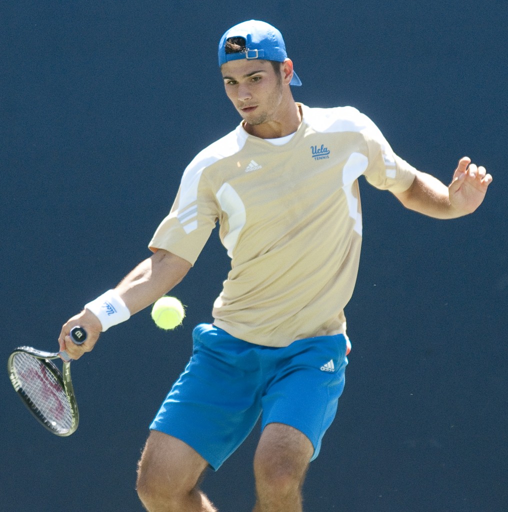 No. 1 men’s tennis topples Trojans for Pac-12 tournament title - Daily ...