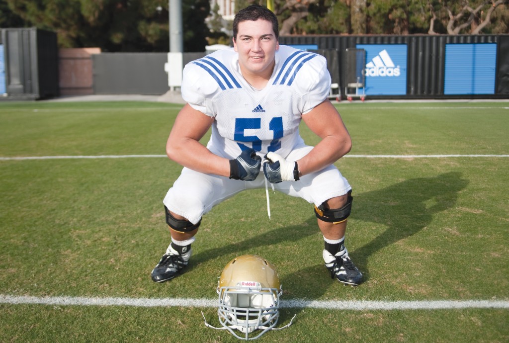 UCLA’s Redmond uses wrestling talent in true love, football - Daily Bruin