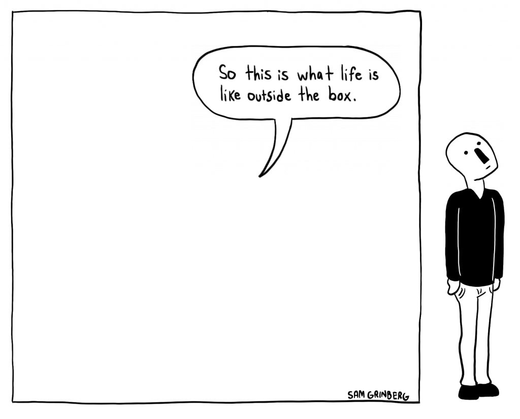 Editorial Cartoon: Outside the box - Daily Bruin