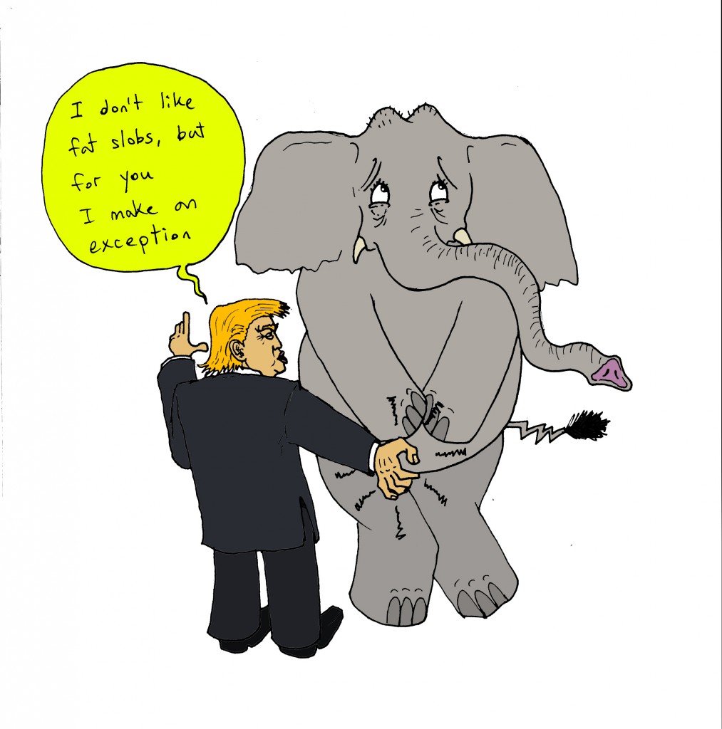 Editorial Cartoon: Trumped up - Daily Bruin