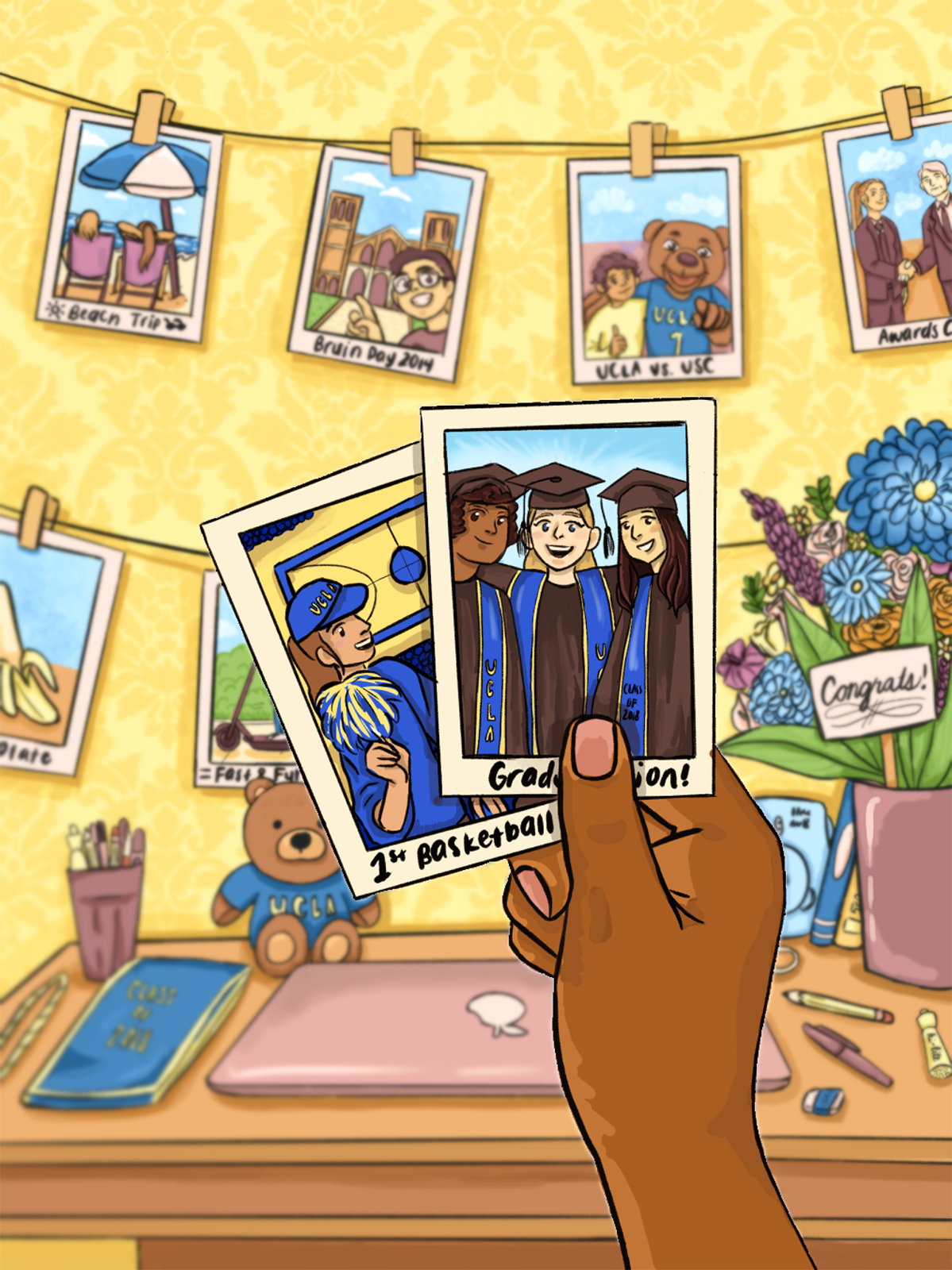 Illustration Packing Up The Memories Daily Bruin