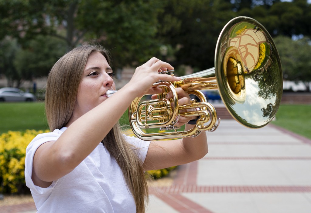 Marching Baritone Player