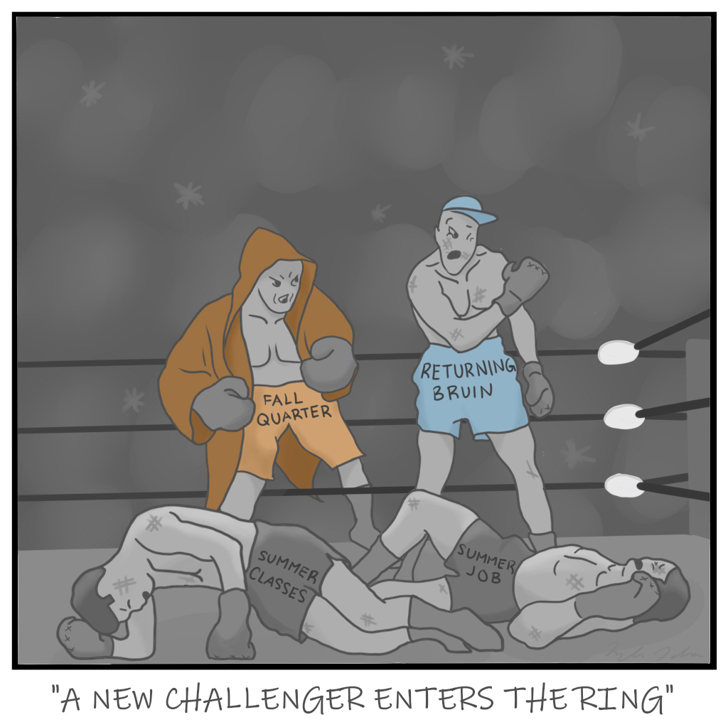 Editorial cartoon: An unbeatable match - Daily Bruin