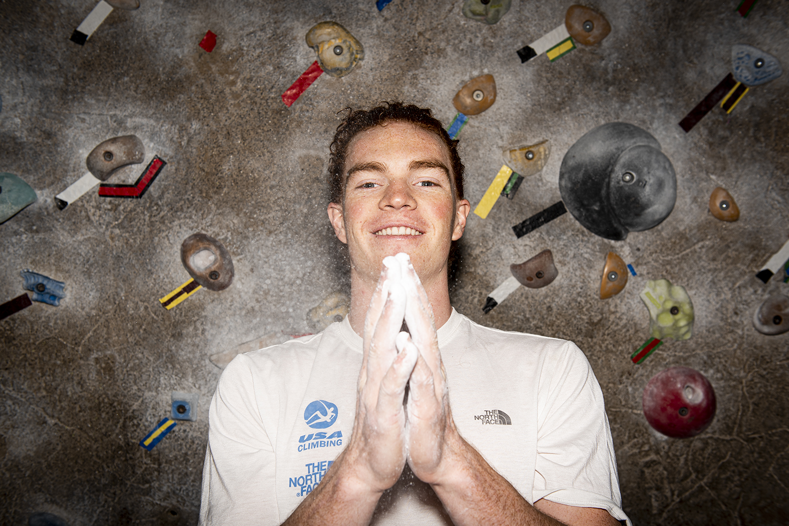 Rock climber Ross Fulkerson balances school with training, reaches for ...