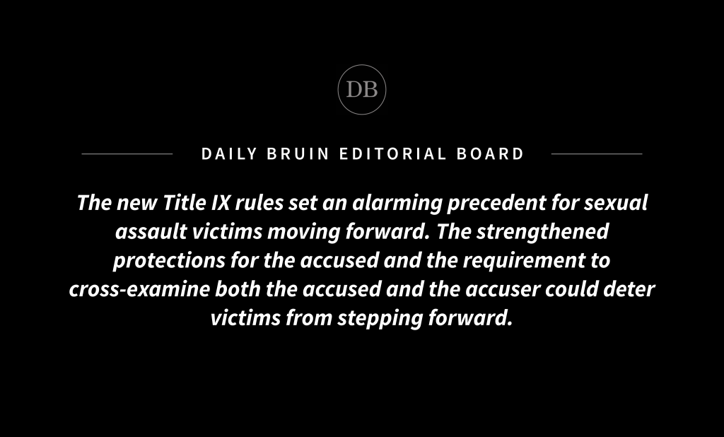 Editorial: Title IX rule changes can deter students from reporting ...