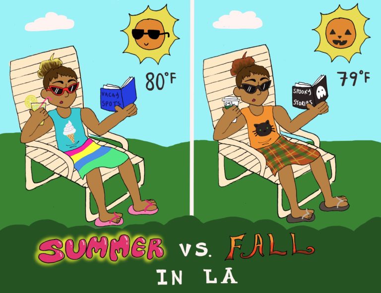 Editorial Cartoon: Sweat(er) weather - Daily Bruin