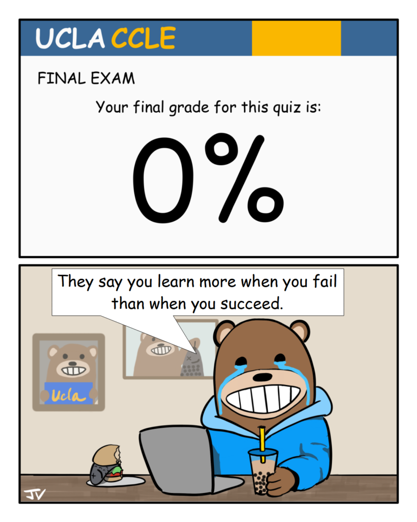 Editorial Cartoon: Lesson learned - Daily Bruin