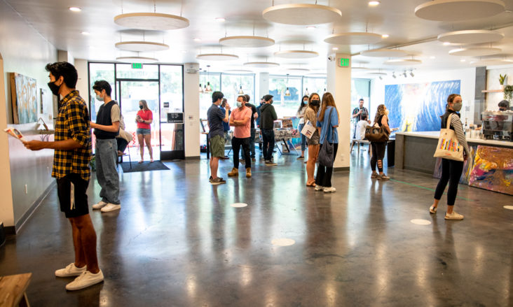 Westwood Reopening: Upside Down hosts its first in-person art show ...