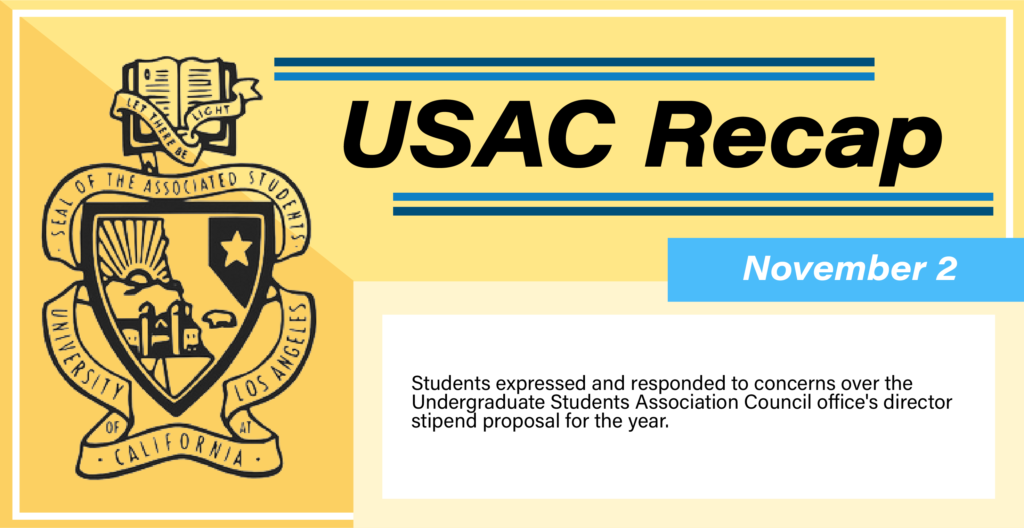 USAC recap – Nov. 2 - Daily Bruin