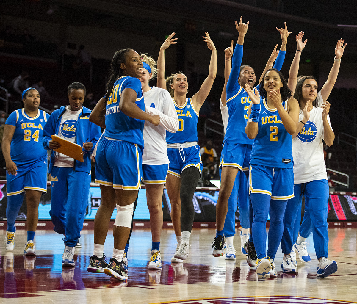 UCLA women’s basketball sweeps season series against USC for 2nd ...