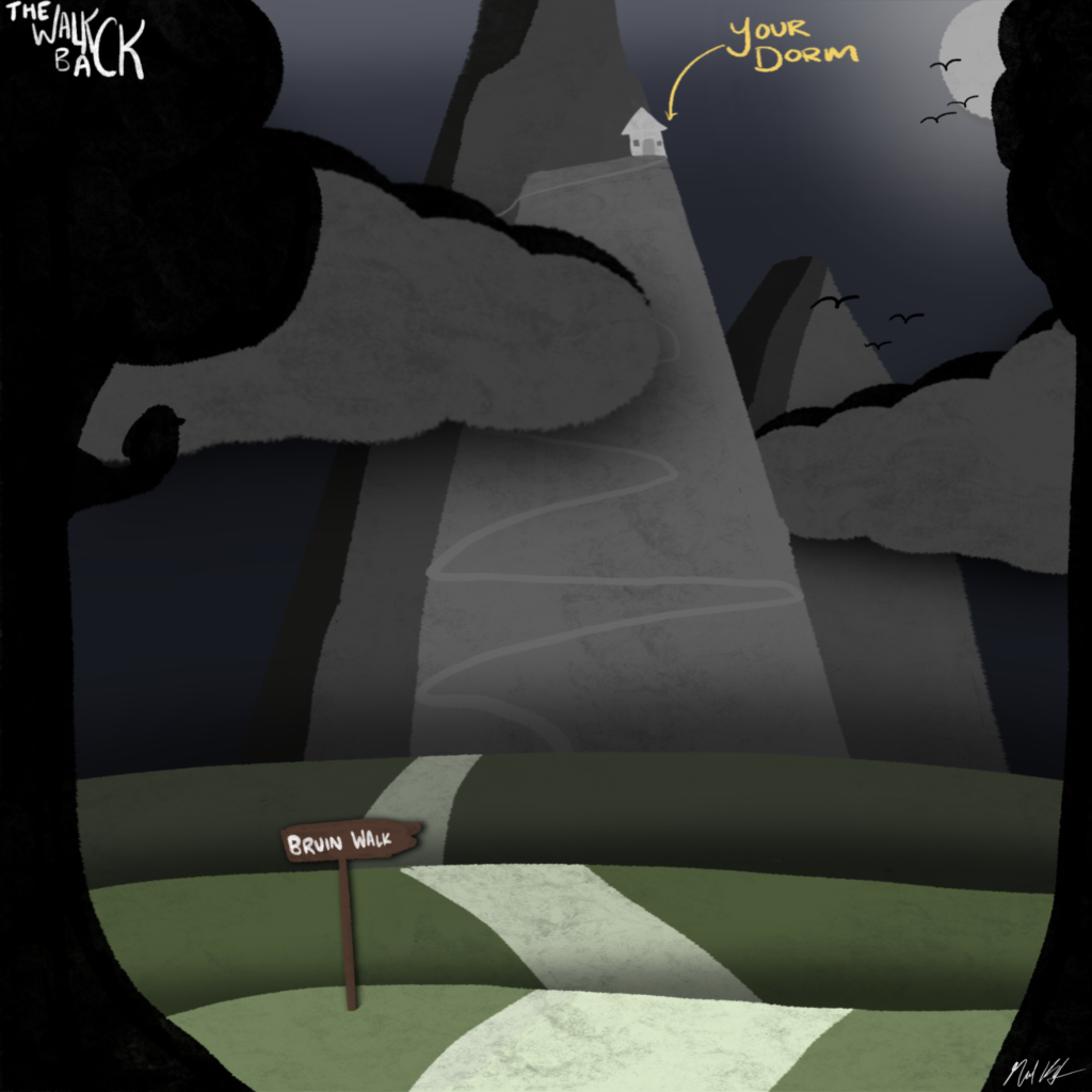 Editorial cartoon: The walk back - Daily Bruin