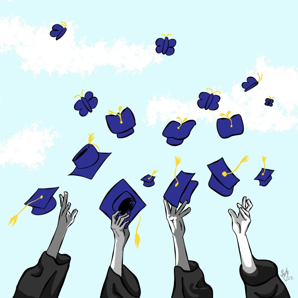 Editorial cartoon: Flying high - Daily Bruin