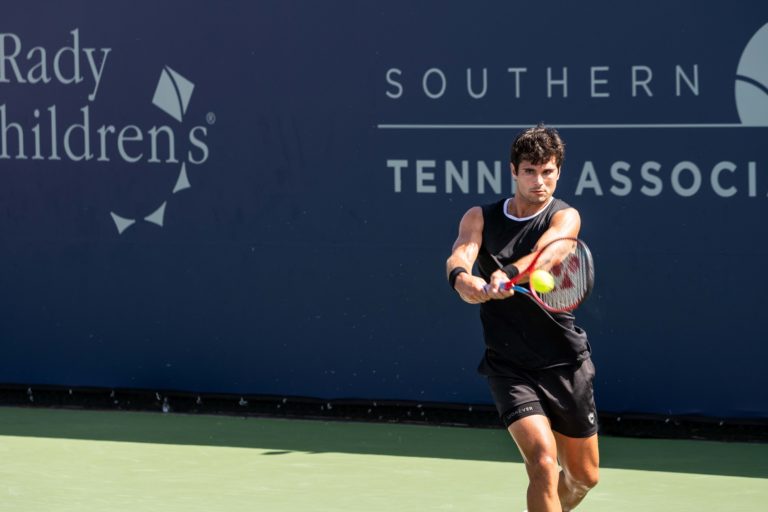 Men’s tennis alumnus Marcos Giron races against time in search of ATP ...