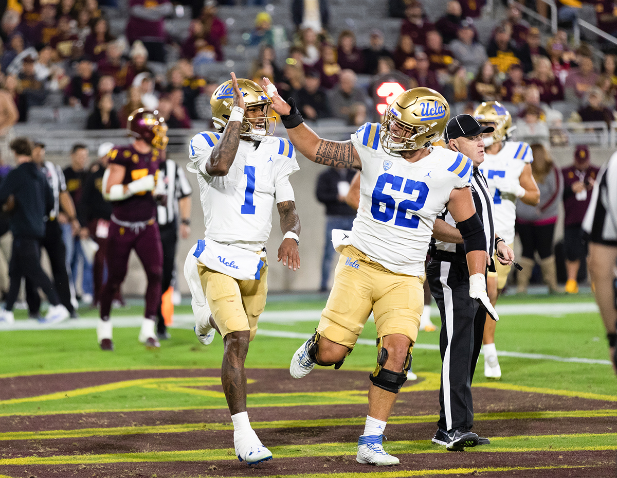 UCLA football snuffs out Sun Devils with best rushing performance in 12 ...