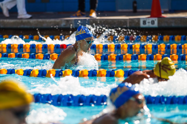 UCLA swim and dive loses 1st dual meets of season against Stanford, Cal ...