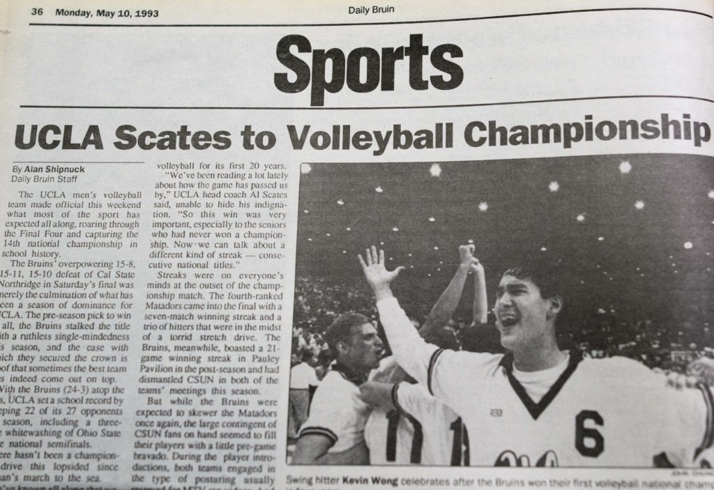 Michael Sealy, John Speraw and Stein Metzger: UCLA volleyball’s ...