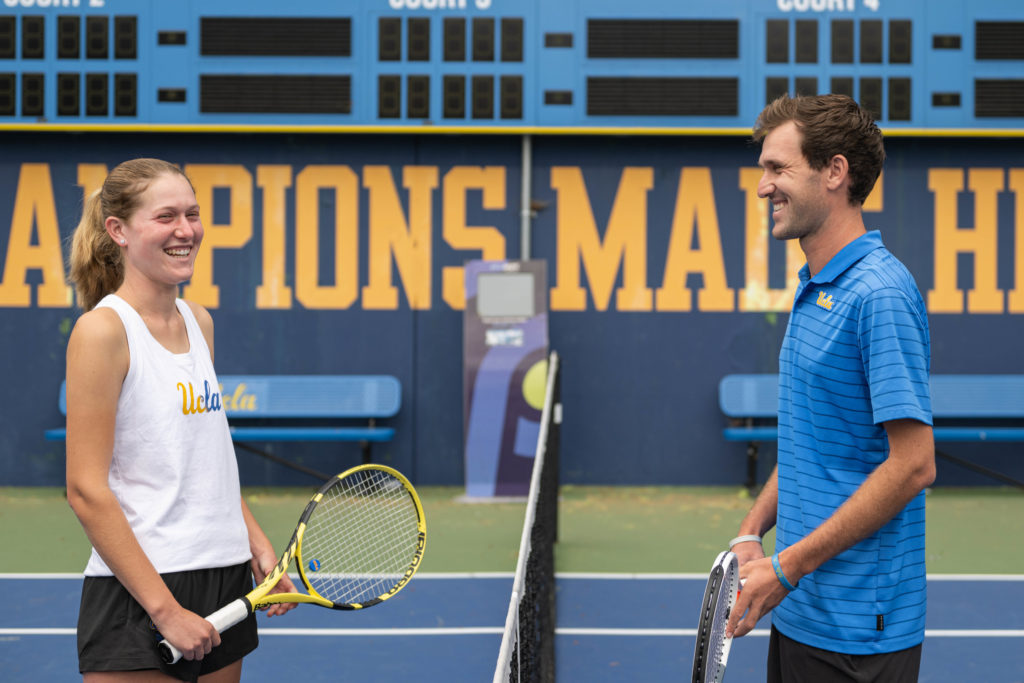In UCLA’s tennis programs, Goldberg siblings share the pride of being ...