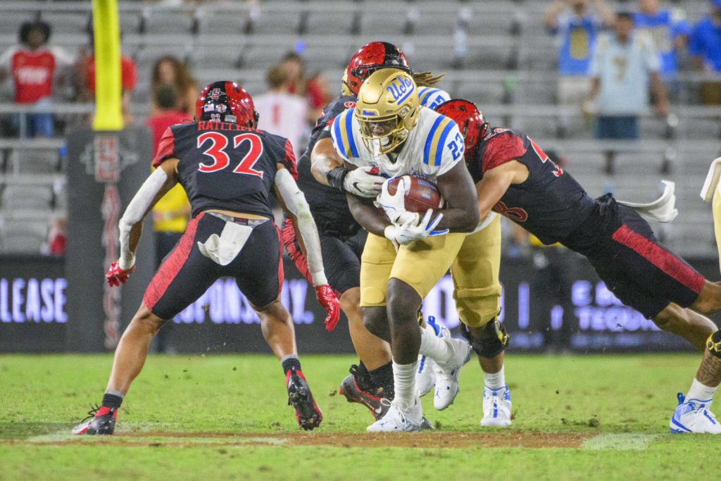 Anthony Adkins evolves as a running back in his first season with UCLA ...