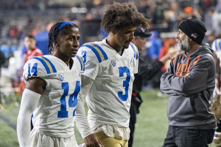 Oregon State chops down UCLA football after three first-half ...