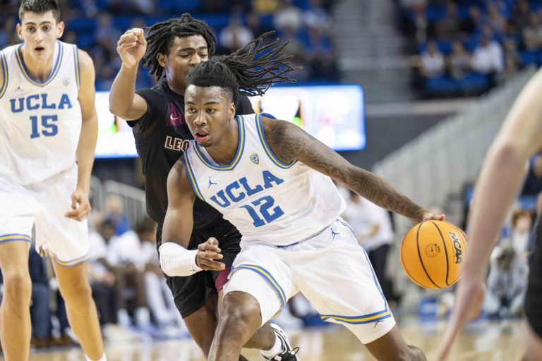 UCLA men’s basketball switches gears to beat Lafayette in 2nd half ...