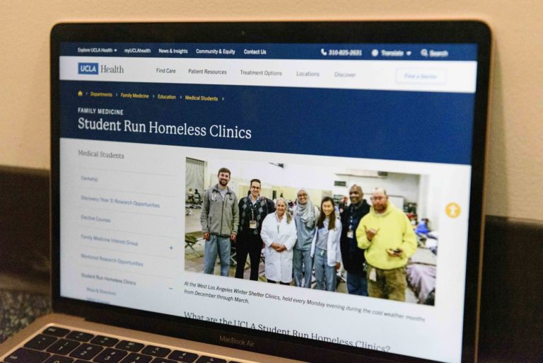 UCLA’s Student Run Homeless Clinics offers treatment to underserved ...