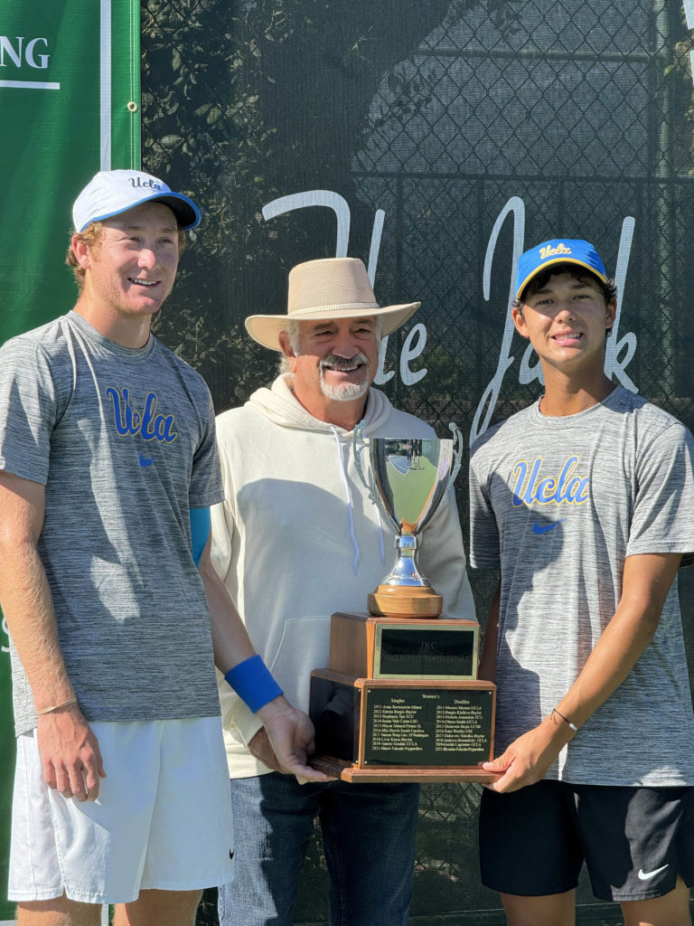 Freshman duo wins doubles crown for UCLA men’s tennis at Dennis Rizza ...
