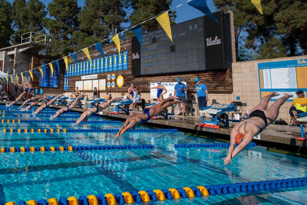 UCLA swim and dive opens 2024 competition with tri-meet in San Diego ...