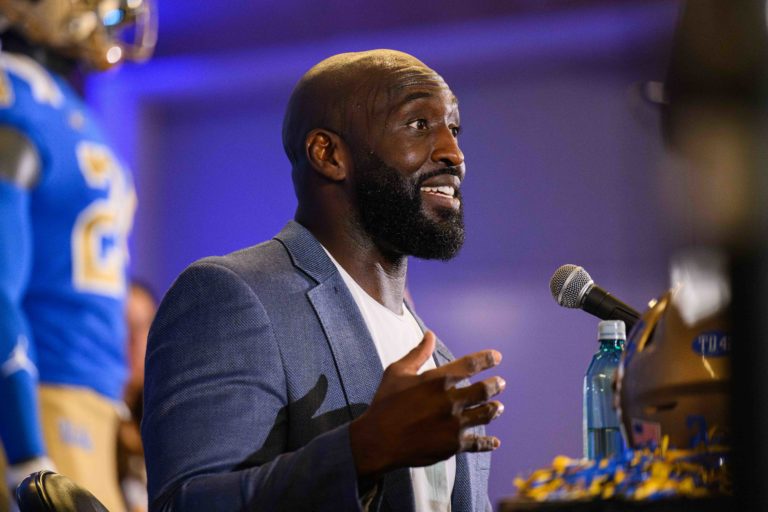 DeShaun Foster, Martin Jarmond discuss future of UCLA football in press ...