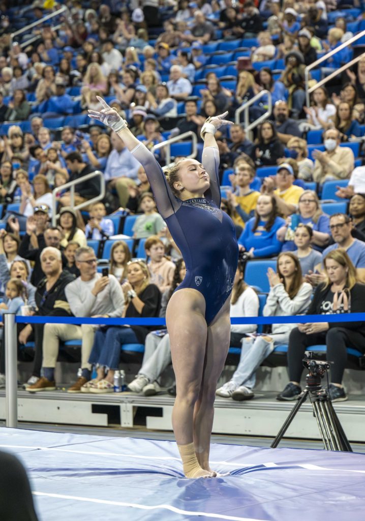 UCLA gymnastics places 2nd in its last-ever Pac-12 championships ...