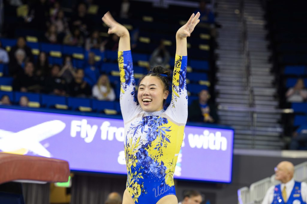 UCLA gymnastics displays depth in penultimate Pac-12 road meet win at ...