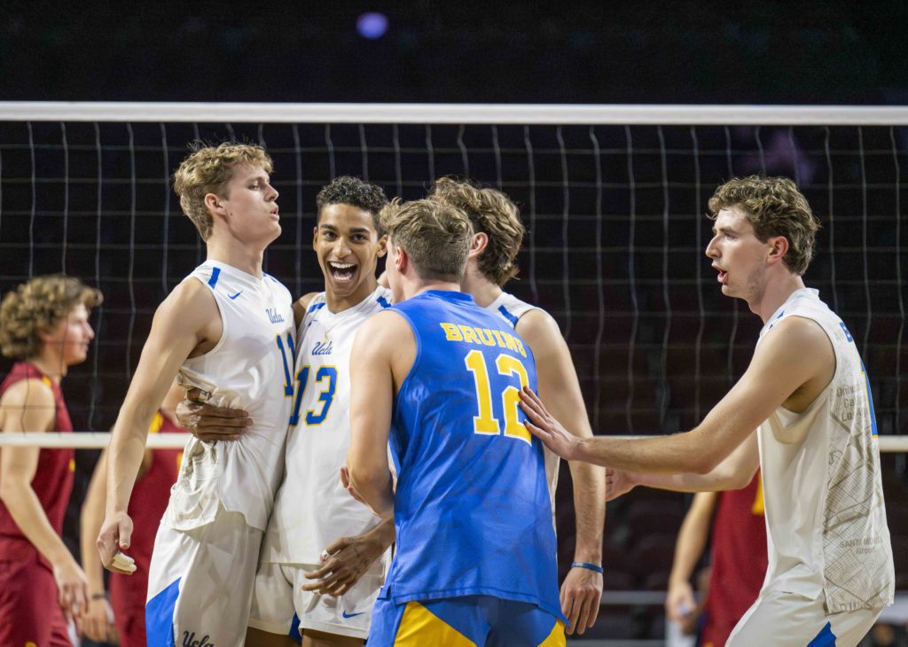 No. 1 seed UCLA men’s volleyball serves USC a loss in MPSF semifinals ...