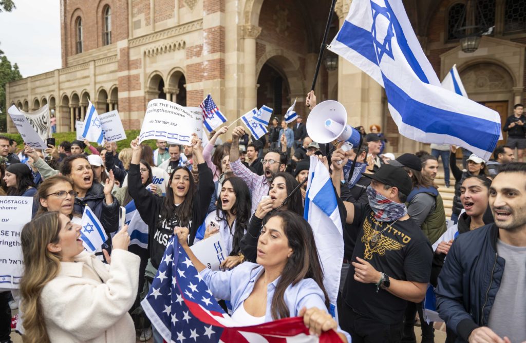 Counter-protests of UCLA encampment raise over $50,000 on GoFundMe ...
