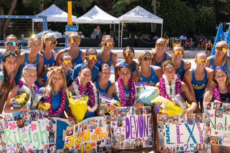 UCLA beach volleyball completes Senior Day sweep as regular season ...