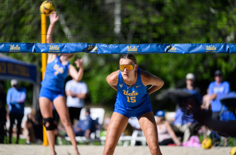 UCLA beach volleyball bests rival USC to win Center of Effort Challenge ...