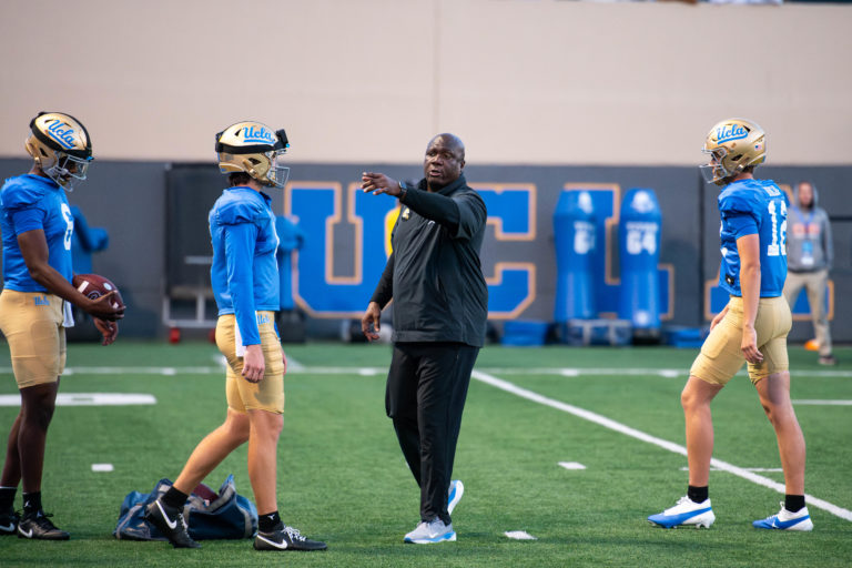 UCLA football players, coaches ready for Spring Showcase at Rose Bowl ...