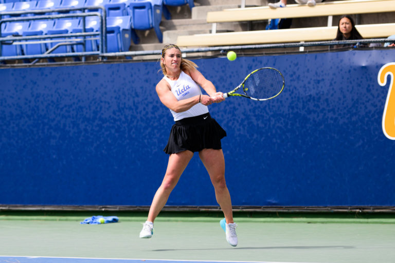 Kimmi Hance clinches tiebreaker match against Stanford for UCLA women’s ...
