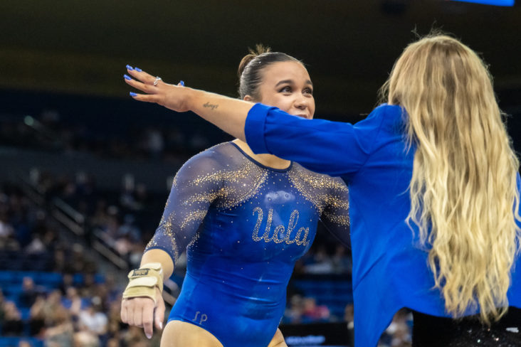 Brooklyn Moors eyes perfect 10 before her final dismount from UCLA ...