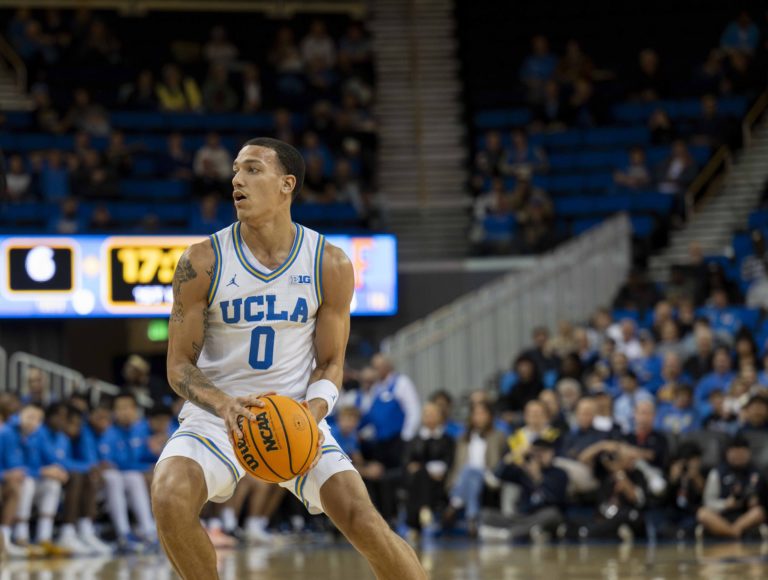 All-around play from Kobe Johnson leads UCLA men’s basketball to stump ...