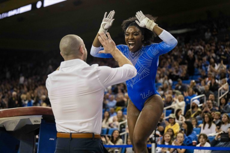 UCLA gymnastics’ last dance at home concludes with victory against ...