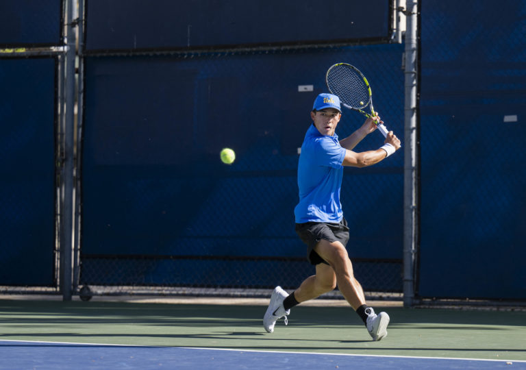 UCLA men’s tennis sweeps Indiana, breaks four-game losing streak ...