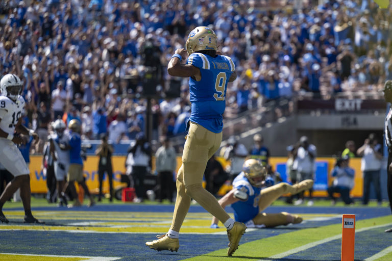 UCLA football claims first season win in matchup against No. 7 Penn ...