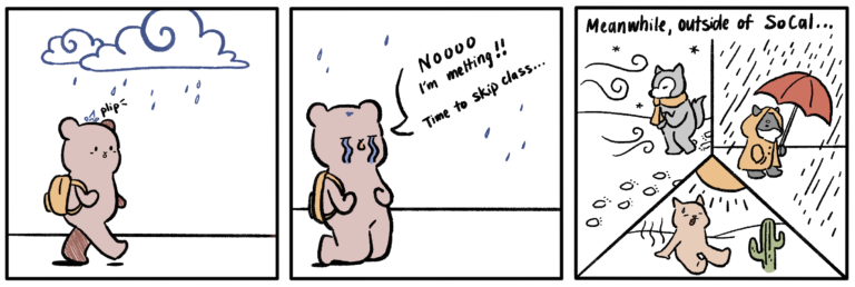 Editorial Cartoon: “UCLA: School of Drama” - Daily Bruin