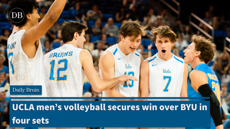 UCLA men’s volleyball secures win over BYU in four sets - Daily Bruin